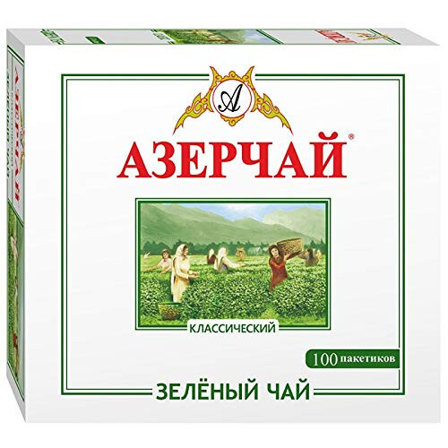 AzerCay Green Tea 100*2gr Tea Bags Made in Azerbaijan Kosher Certified ...