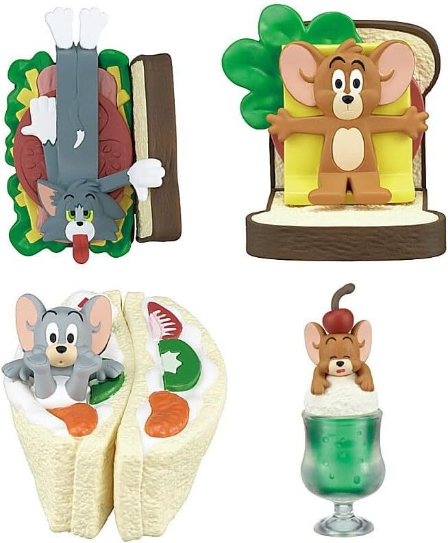 Tom and Jerry Yummy Food Collection Capsule Toy Figure Full Complete ...