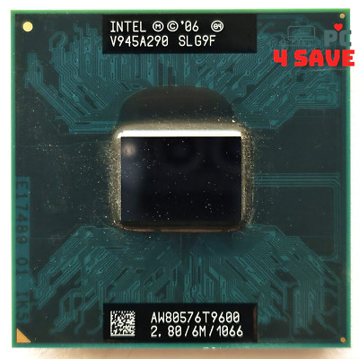 Intel Core 2 Duo Mobile T9600 2.80GHz 6MB P Laptop CPU Processor SLG8N ...