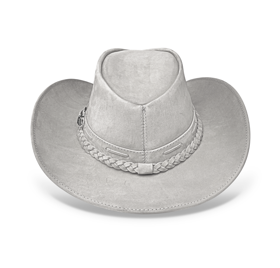 Cowboy Hat Leather Western Mens Womens Cowhide Cowgirl Outdoor ...