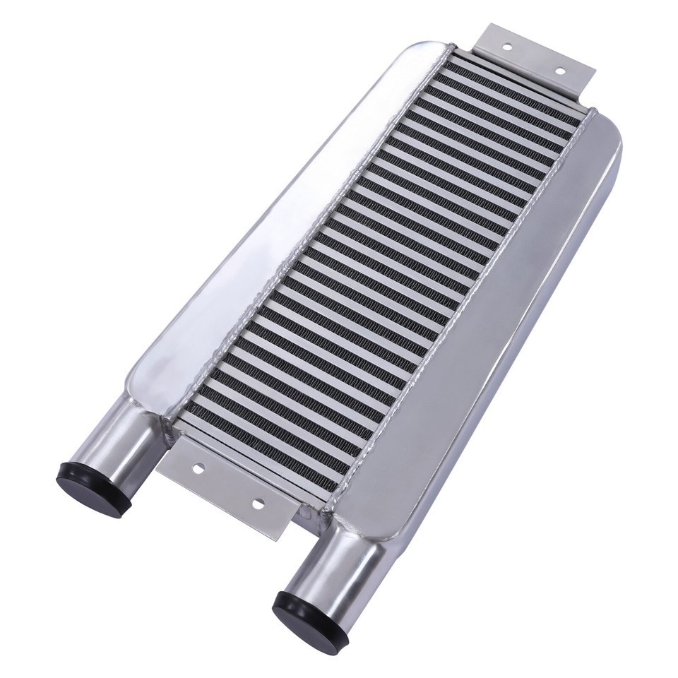 Universal Intercooler Turbo Front Mount 2.5" Inlet/Outlet Same One Side ...