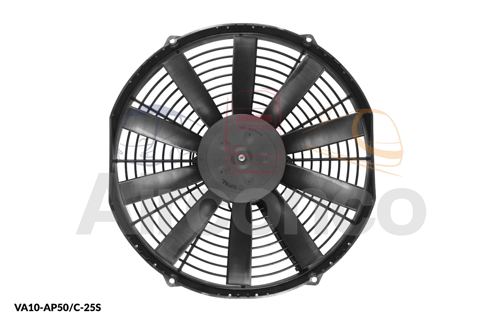 Spal Axial Fan, VA10-AP50/C-25S, 12v (Push) 12.0" (305mm) - Genuine ...