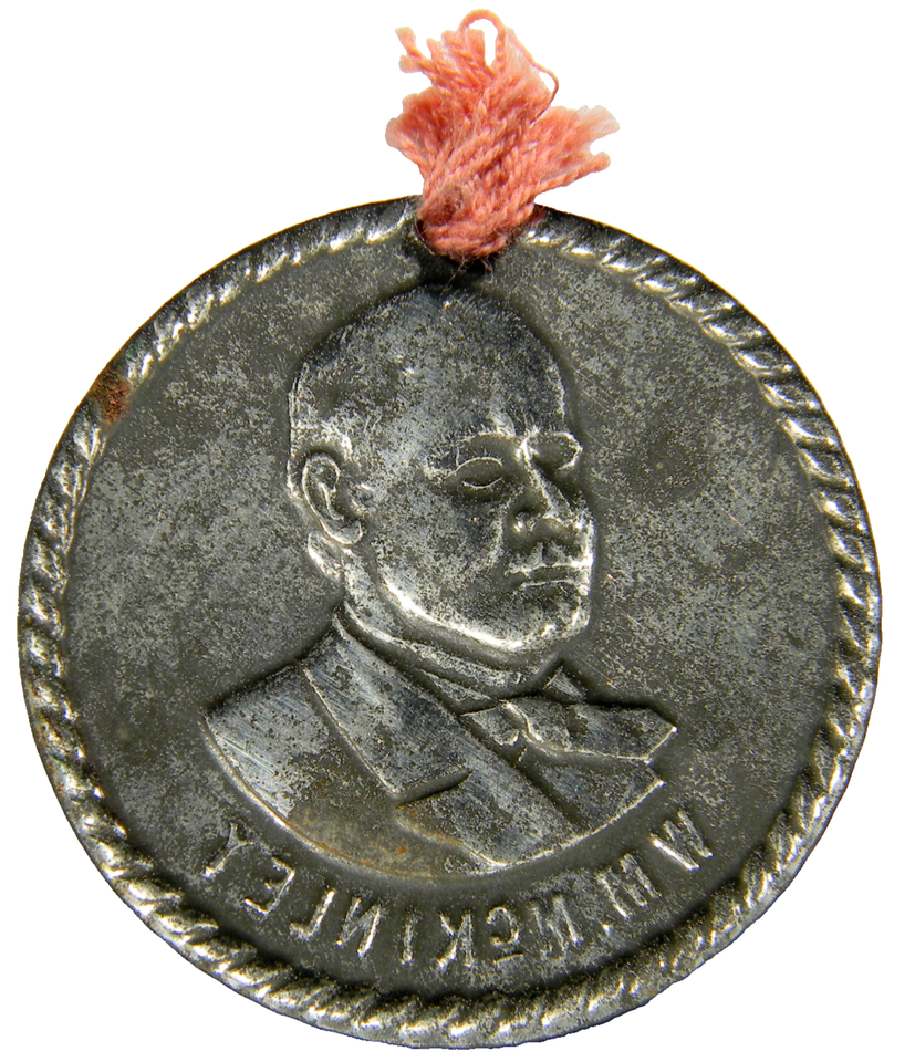 William McKinley Campaign Shell Medal (07305) | eBay