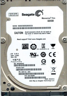 Seagate ST320LT007 P/N: 9ZV142-500 F/W: 0001SDM1 320GB WU | eBay