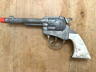 Vintage KILGORE ROY ROGERS Revolver pistol CAP GUN- *WORKS- 7 1/2" Long ...