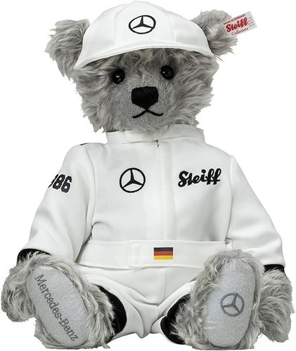 Mercedes-Benz × Steiff racing suit teddy bear 33cm Mohair NEW from ...