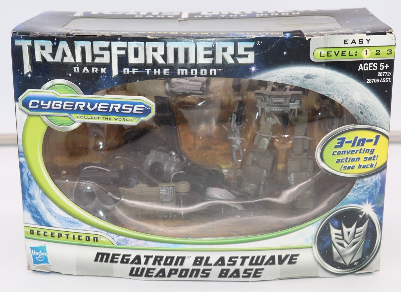Transformers Dark of the Moon Megatron Blastwave Weapons Base Cyberverse - NEW - | eBay
