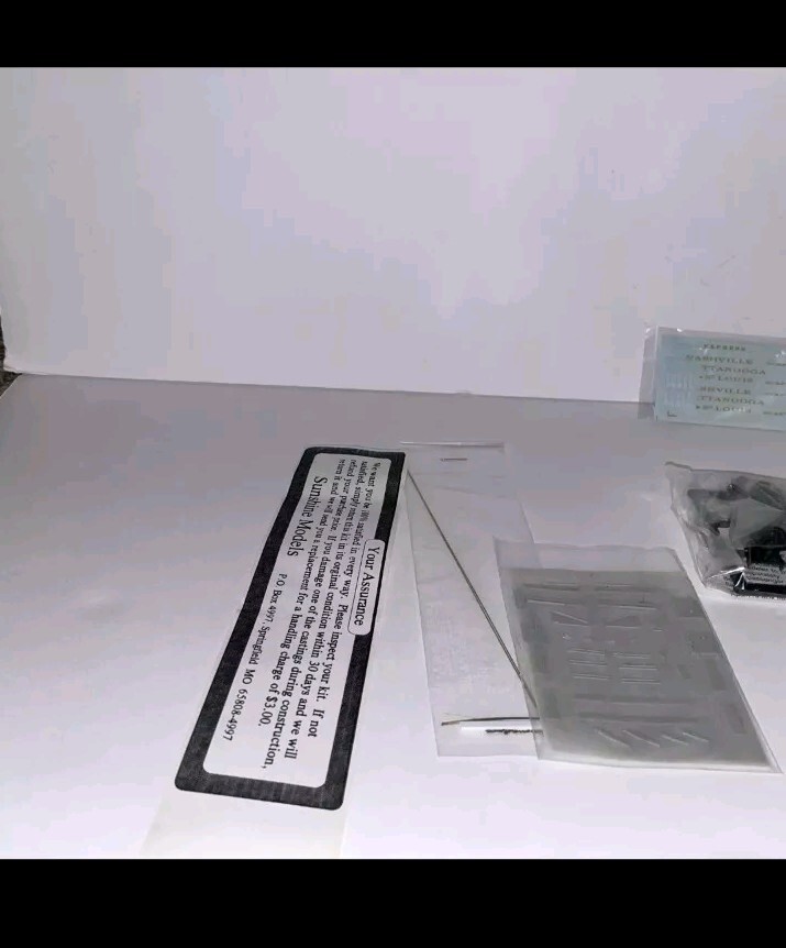 HO Sunshine Models Kit #20.2 NC&St.L General American 52' Wood Express ...