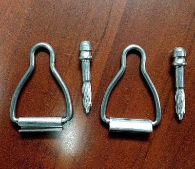 Window Screen Bottom Latch Aluminum Loop Latch and Ball Nail - 8 sets ...