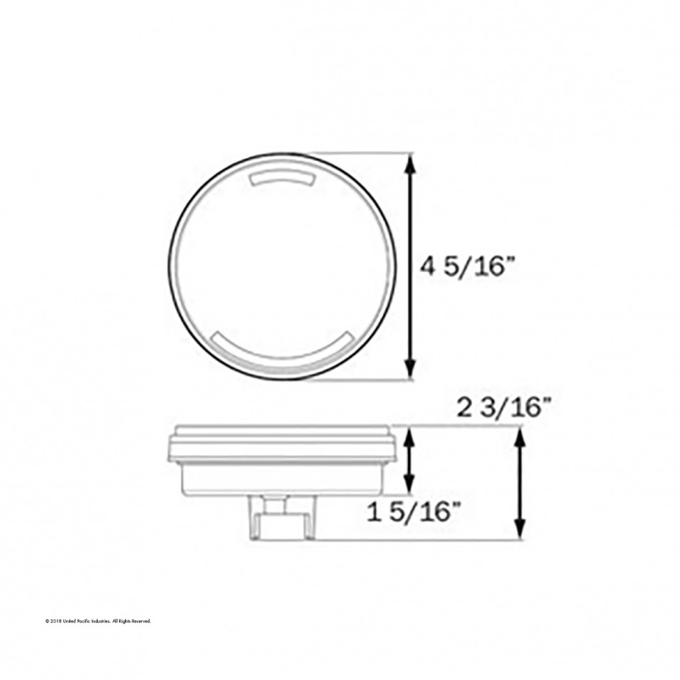 Bolt Pattern Stainless Bar 21 LED "GLO" Lights & Visors - Red LED/Clear ...