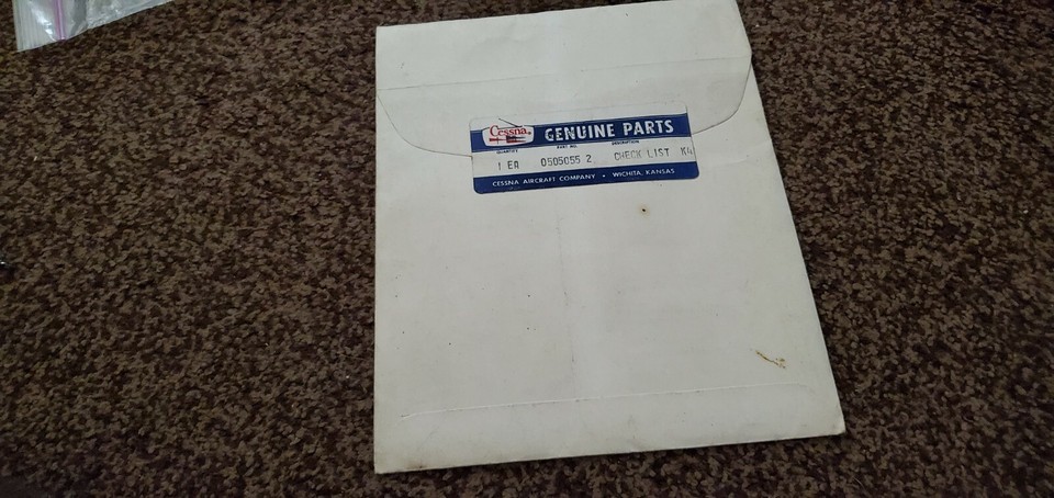 NOS Cessna Navomatic 200 Autopilot Checklist PN# 0505055-2 | eBay