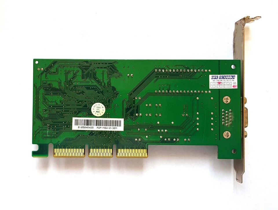 AGP vintage videocard Nvidia Riva TNT2 Vanta M64 - 32MB | eBay