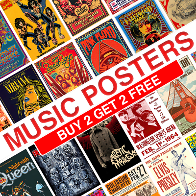 Classic Rock Concert Posters Poster Music Background Rock Concert