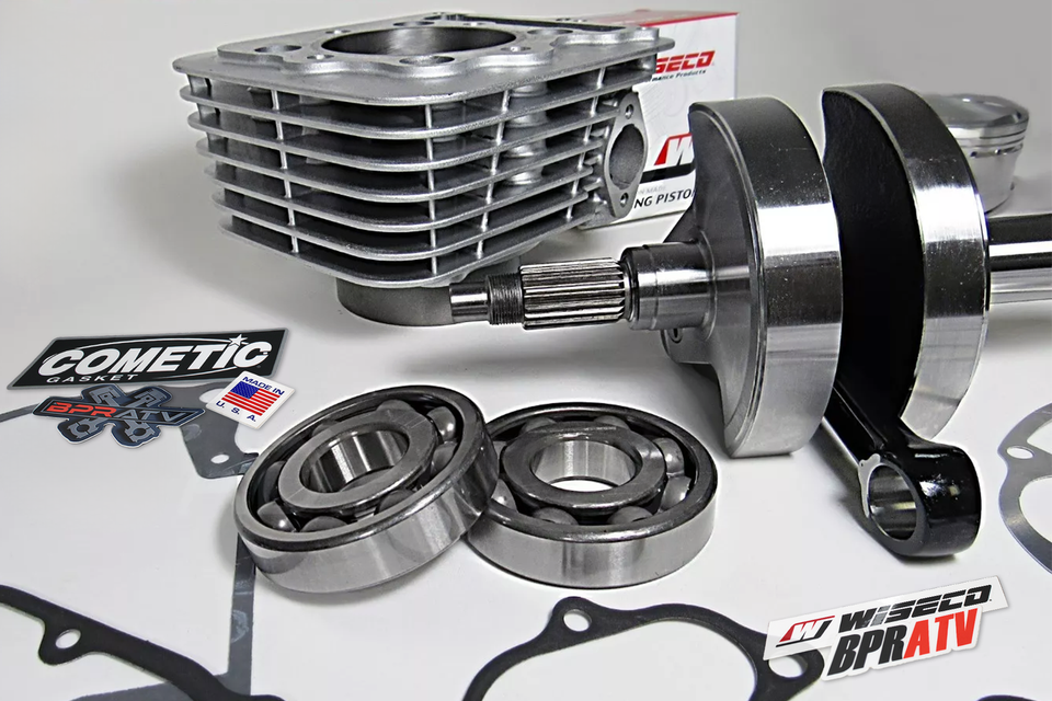 Honda TRX 400EX 85mm Stock Cylinder Crank Wiseco Piston Engine Rebuild ...