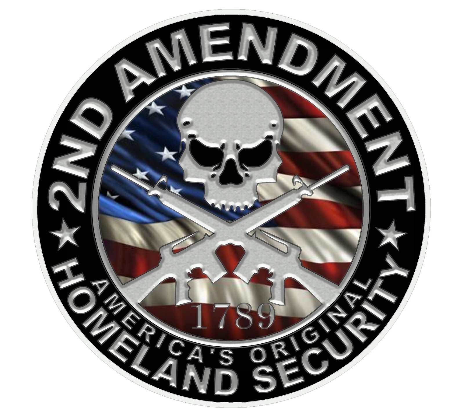Second Amendment Rights Vinyl Decal Sticker | Gun Rights Decals | Gun ...