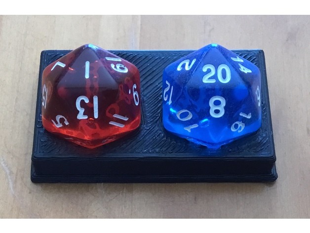 Compatible Double D20 Holder Dice Dungeons And Dragons High Quality ...