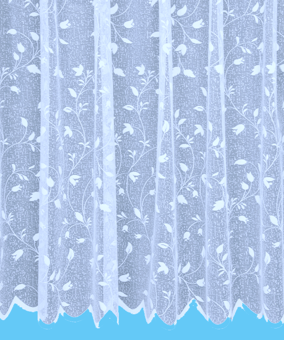 Floral Patterned Net Curtains - Free Postage - Sold By The Metre | eBay UK