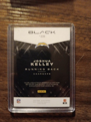2020 Panini Black Joshua Kelley RPA SICK Patch Auto Silver /99 | eBay