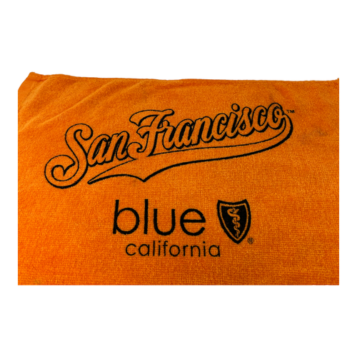 Rally Towel MLB San Francisco Giants Orange Promotional Blue Cross of ...