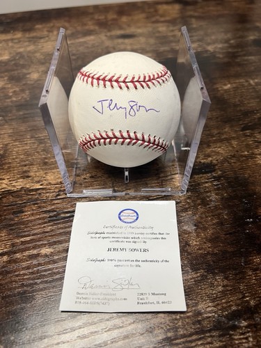 Jeremy Sowers Signed Baseball | eBay