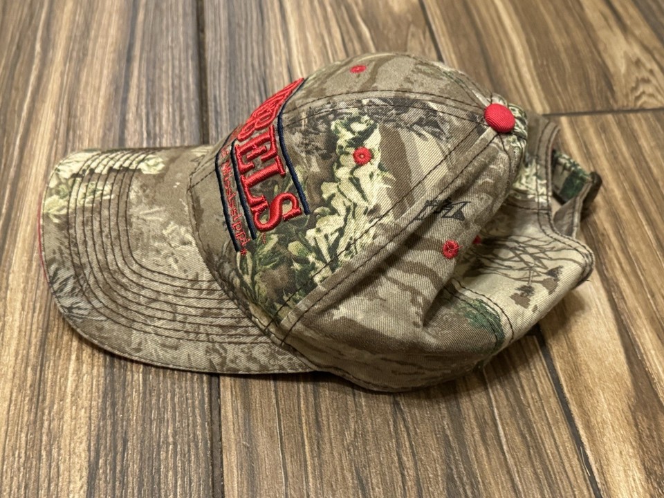 The Game Ole Miss Rebels Camo Hat Cap Realtree Max-1 Strapback Hunting ...
