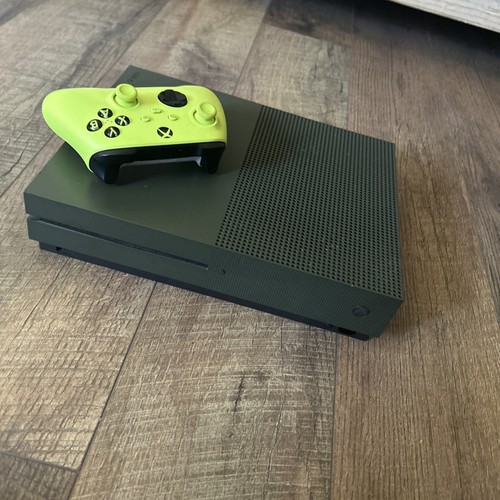 Xbox One S Army Green Bundle – 1TB Console + Controller – Fast Shipping ...