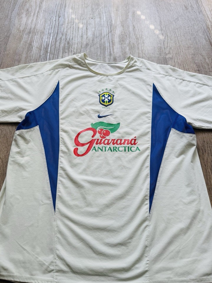Brazil 2002 Nike Training Shirt | eBay