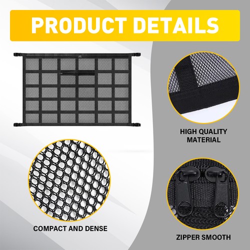 Universal Net Car Ceiling Storage Car Roof Cargo Net Mesh Storage Bag ...
