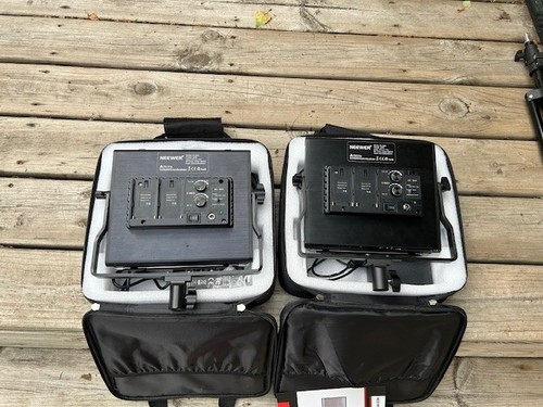 Two Neewer NL660 Metal Bi-Color LED Video Lights | eBay