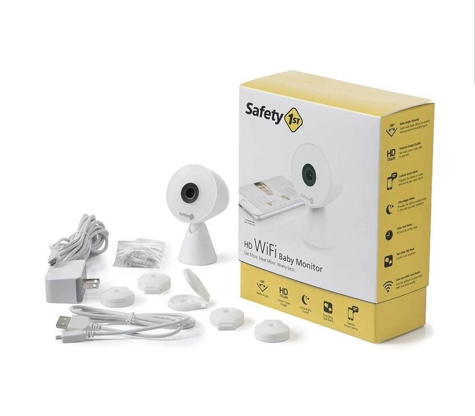 Safety 1st HD WiFi Streaming Baby Monitor Camera Detection Mobile App ...