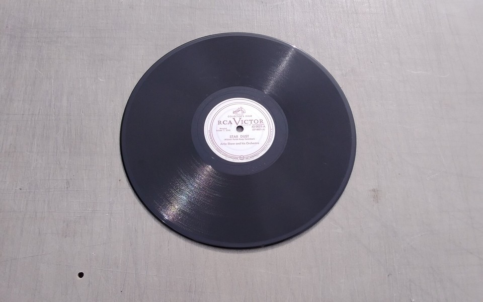 Artie Shaw 78rpm Single 10-inch RCA Victor Records #42-0021 Star Dust ...