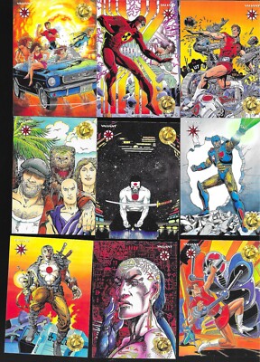 The Valiant Era 1993 Complete 120 Base Trading Card Set Comics Valiant ...