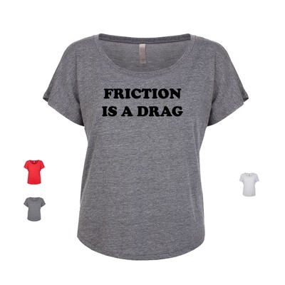 Friction Is A Drag joke comedy funny physics science pun force Women's ...