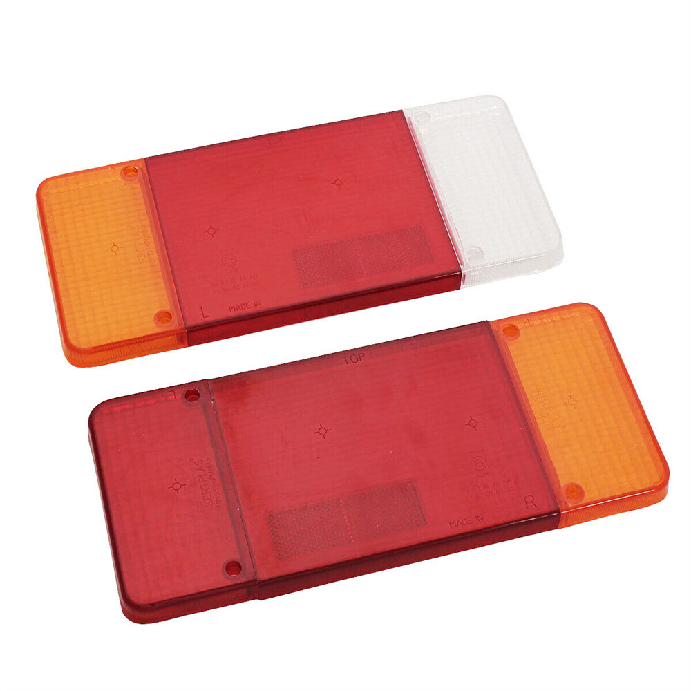 Pair Rear Tail Light Lamp Lens LH+RH For Peugeot Boxer Citroen Relay ...
