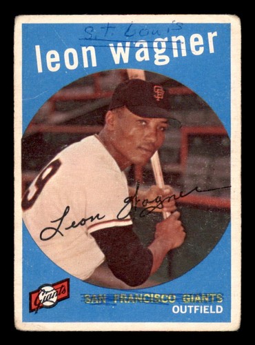 1959 Topps Baseball #257 Leon Wagner GD *e3 | eBay