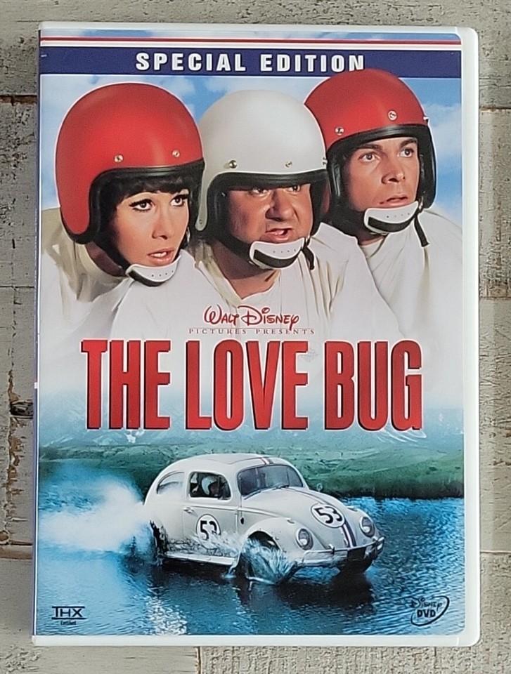 Disney DVD Set The Love Bug/Herbie Rides Again/Goes To Monte Carlo ...
