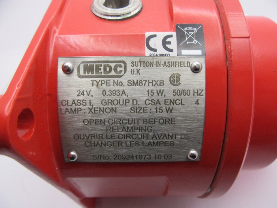 MEDC SM87HXB Xenon Beacon 24v 50/60HZ 15 W | eBay