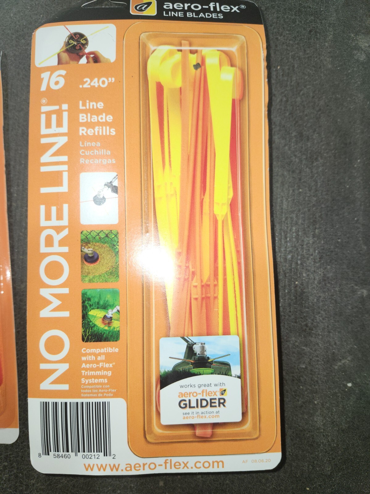 Aero-Flex 32pack Line Trimmer Blade Refills .240"- No More Line - 0.6ft ...