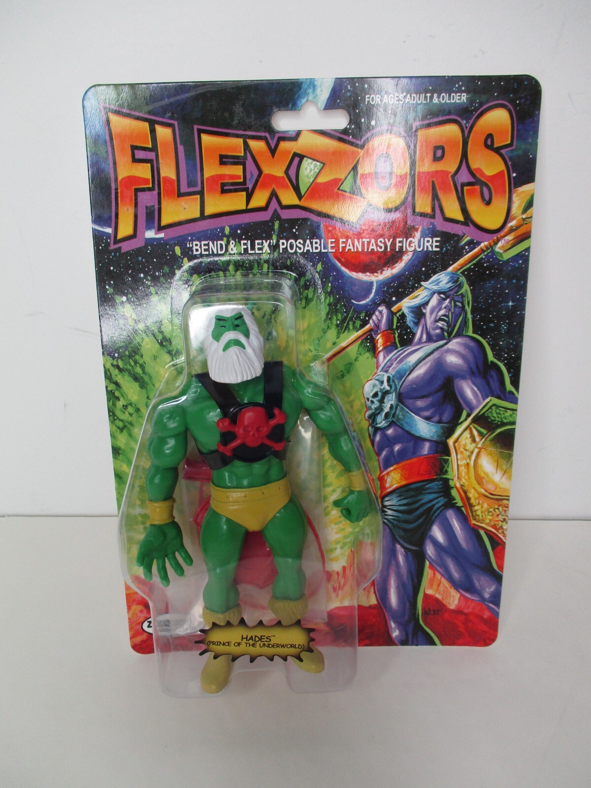 ZOLOWORLD REALM OF THE UNDERWORLD FLEXZORS 5.5" HADES ACTION FIGURE NEW ...