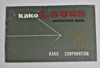 Kako Laser camera flash manual booklet | eBay