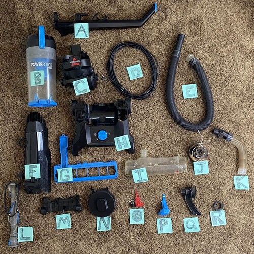 BISSELL POWERFORCE HELIX 2191 Vacuum Cleaner Replacement Parts - You ...