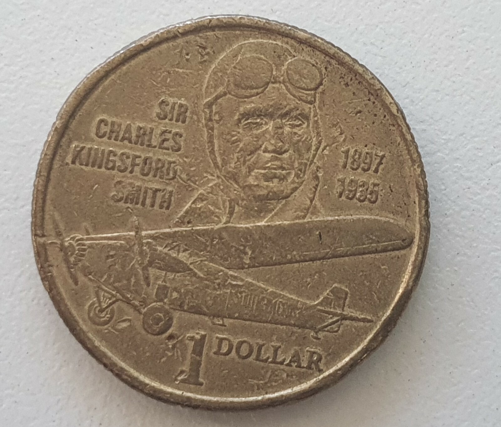 1997 Australian Sir Charles Kingsford Smith One Dollar Coin | eBay
