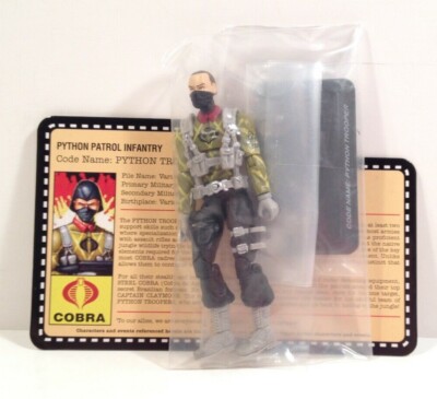 GI Joe Python Patrol Cobra Trooper bagged figure 2011 Joecon Club ...