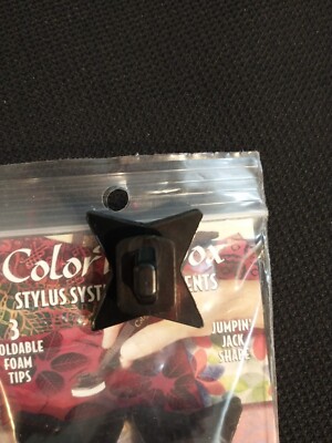 NEW Colorbox Stylus System Moldable Black Foam Tips 3 per pkg. Jumpin ...