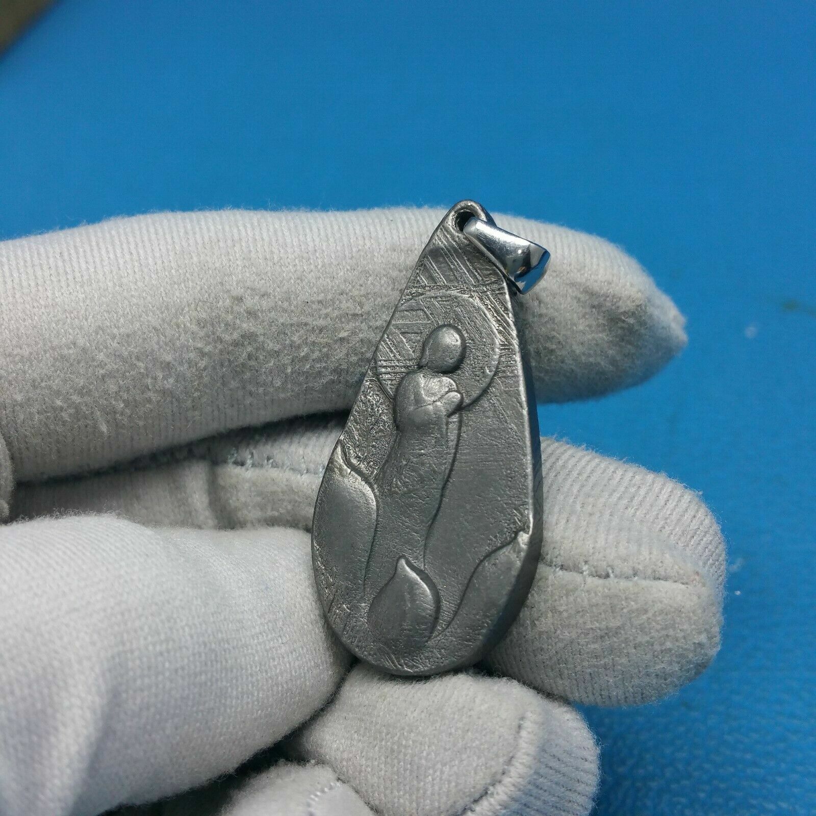 Beautiful Meteorite Pendant Muonionalusta Tibetan Buddhist Goddess ...
