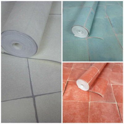 Tile On A Roll Wallpaper - Random Tiling Design - Nubia Kitchen ...