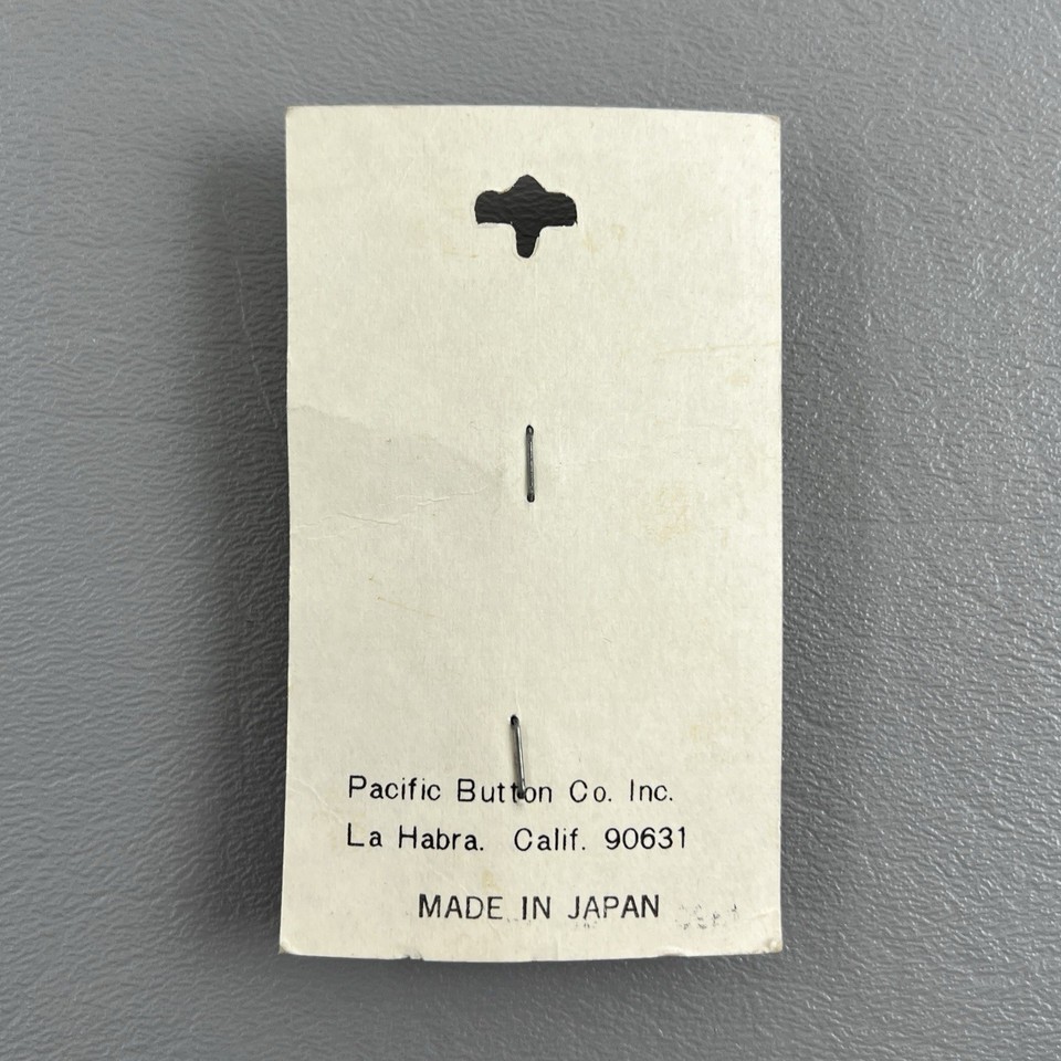 Pacific Buttons No 396 Size 40 1” 2 Count Brown Buttons Japan On Card ...