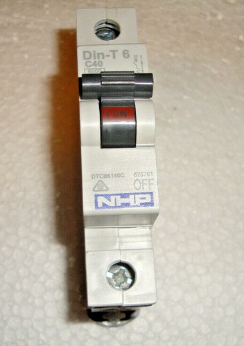 NHP MCB Din-T6, C40 240/415v ##DTCB6140C | eBay Australia