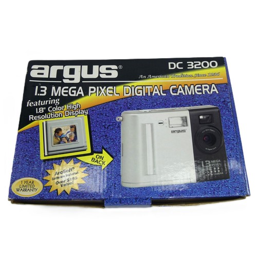 NEW Vintage Argus 1.3 MP Mega Pixel Digital Camera (Model: DC 3200) | eBay