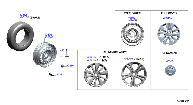 Genuine Nissan Wheel Cover 40315-6LB0A for sale online | eBay